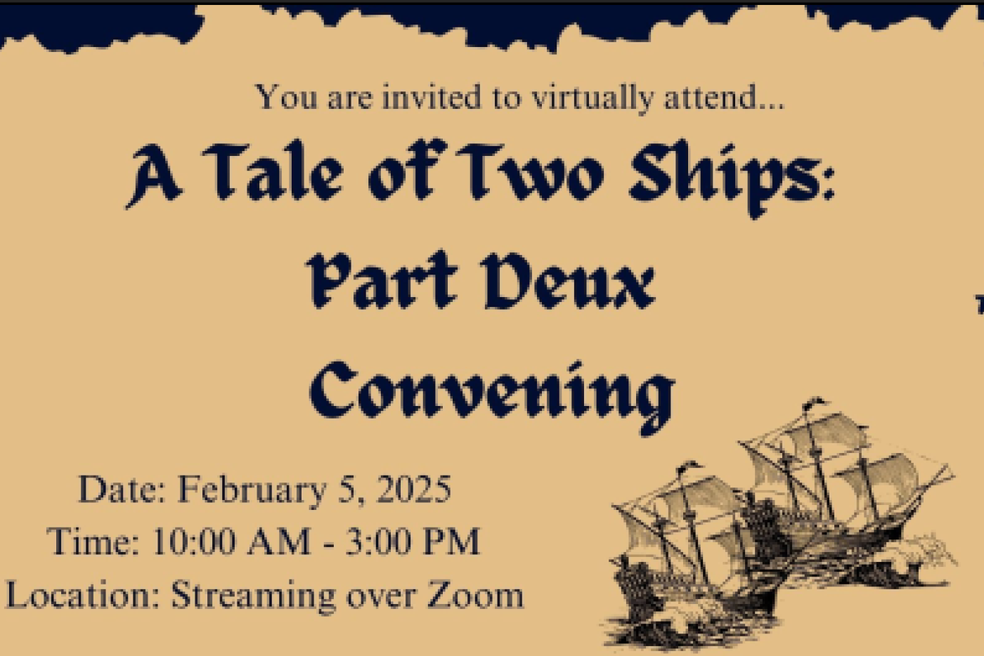 A Tale of Two Ships: Part Deux Convening | NC AAHC