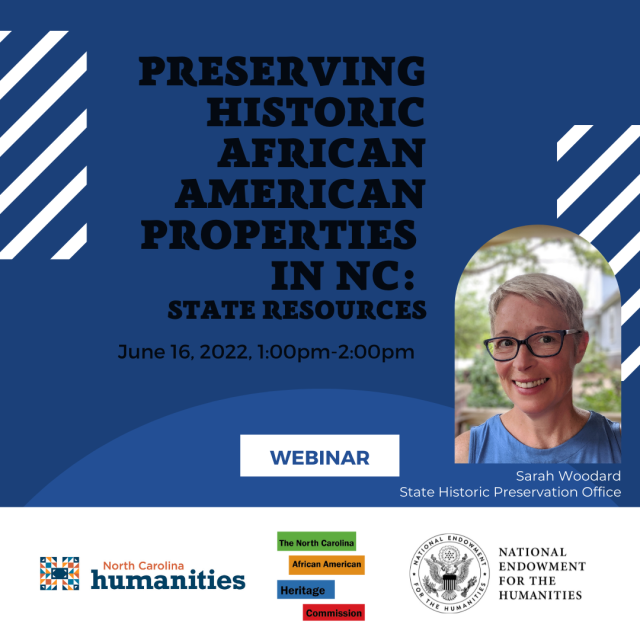 Webinar: Preserving Historic African American Properties in NC: State ...