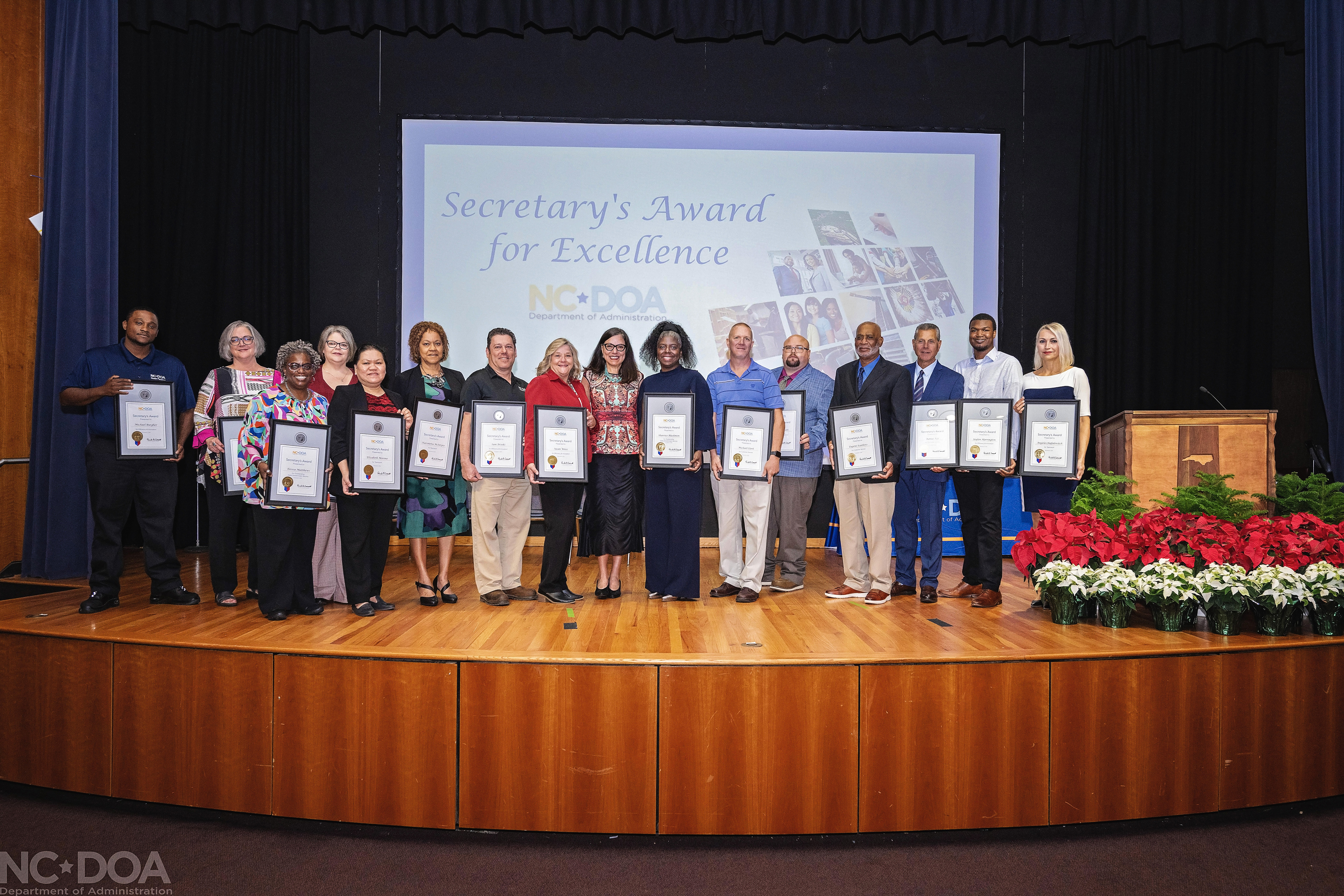 NCDOA Recognizes 15 Employees for Outstanding Public Service | NC DOA