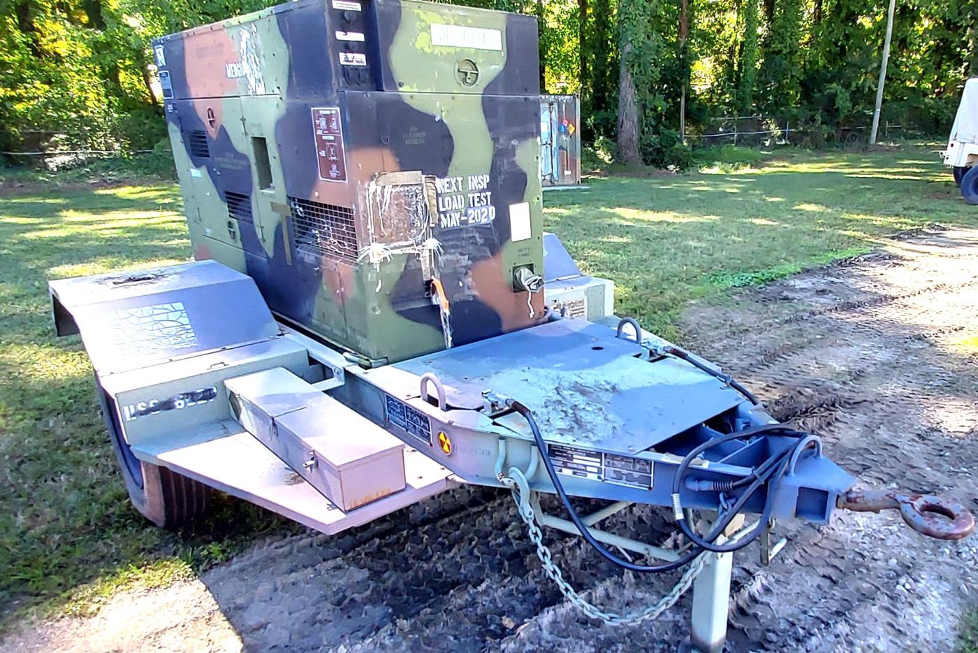 60 kW Trailer Mounted Generator, 538 Hours | NC DOA