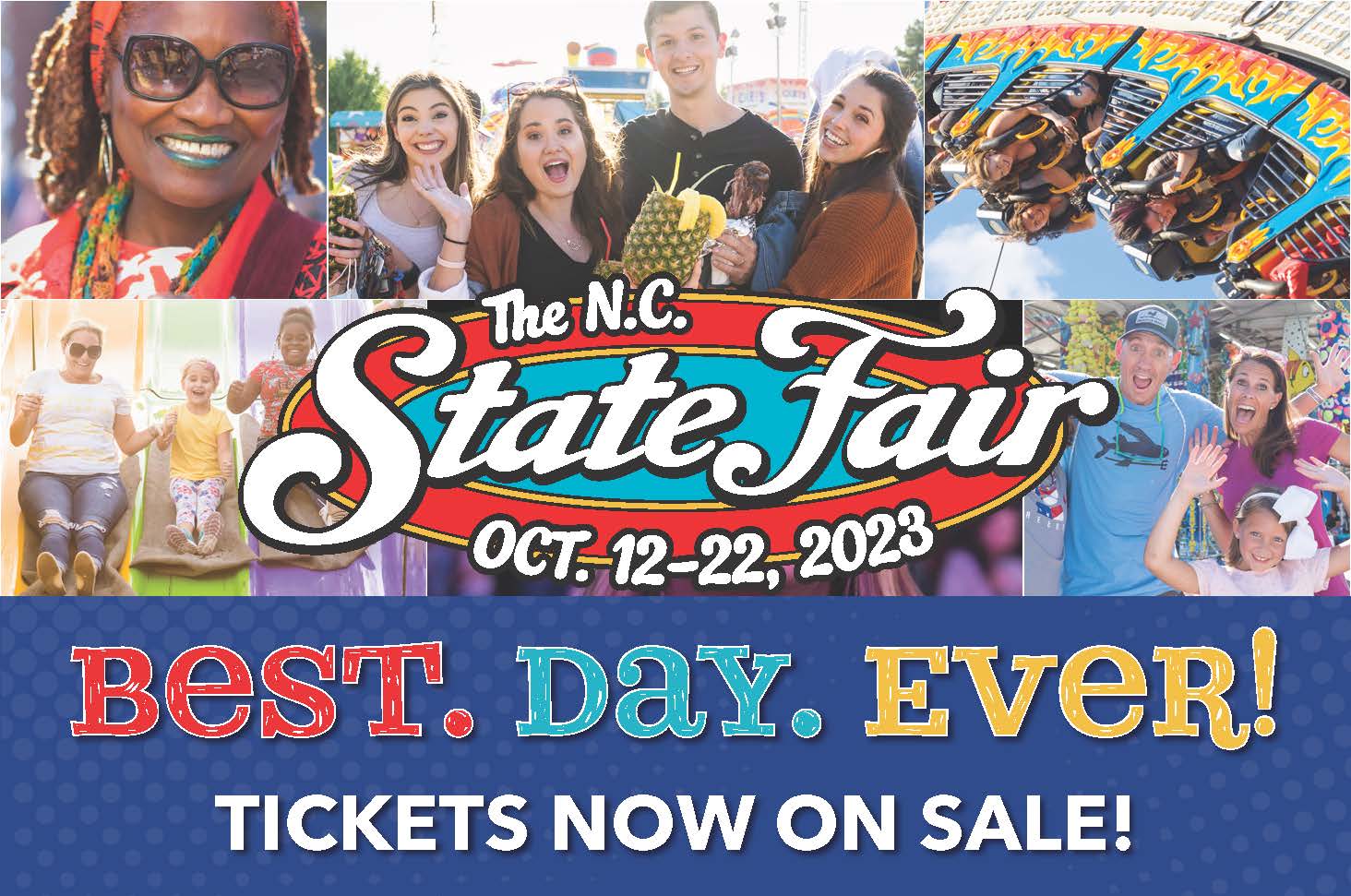Advance tickets on sale now for 2023 N.C. State Fair | NC Agriculture