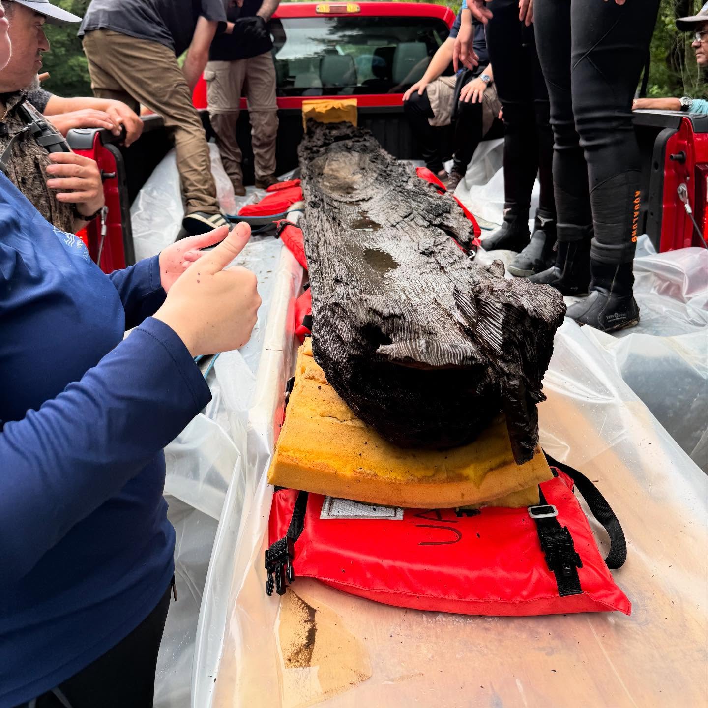 Canoe from the Past Rises in NC | america250