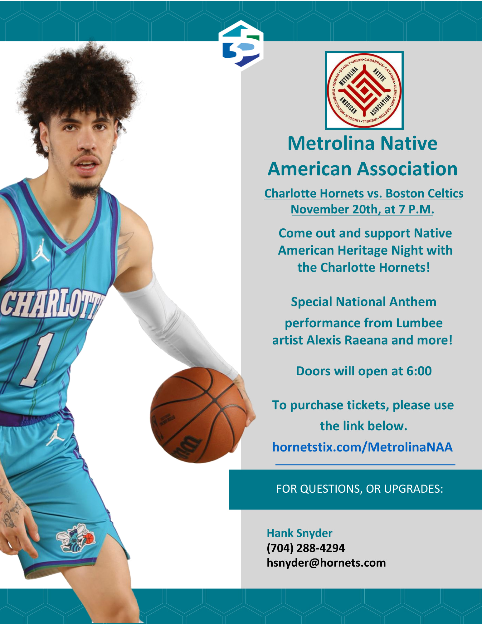 Native American Heritage Month with the Charlotte Hornets | American ...