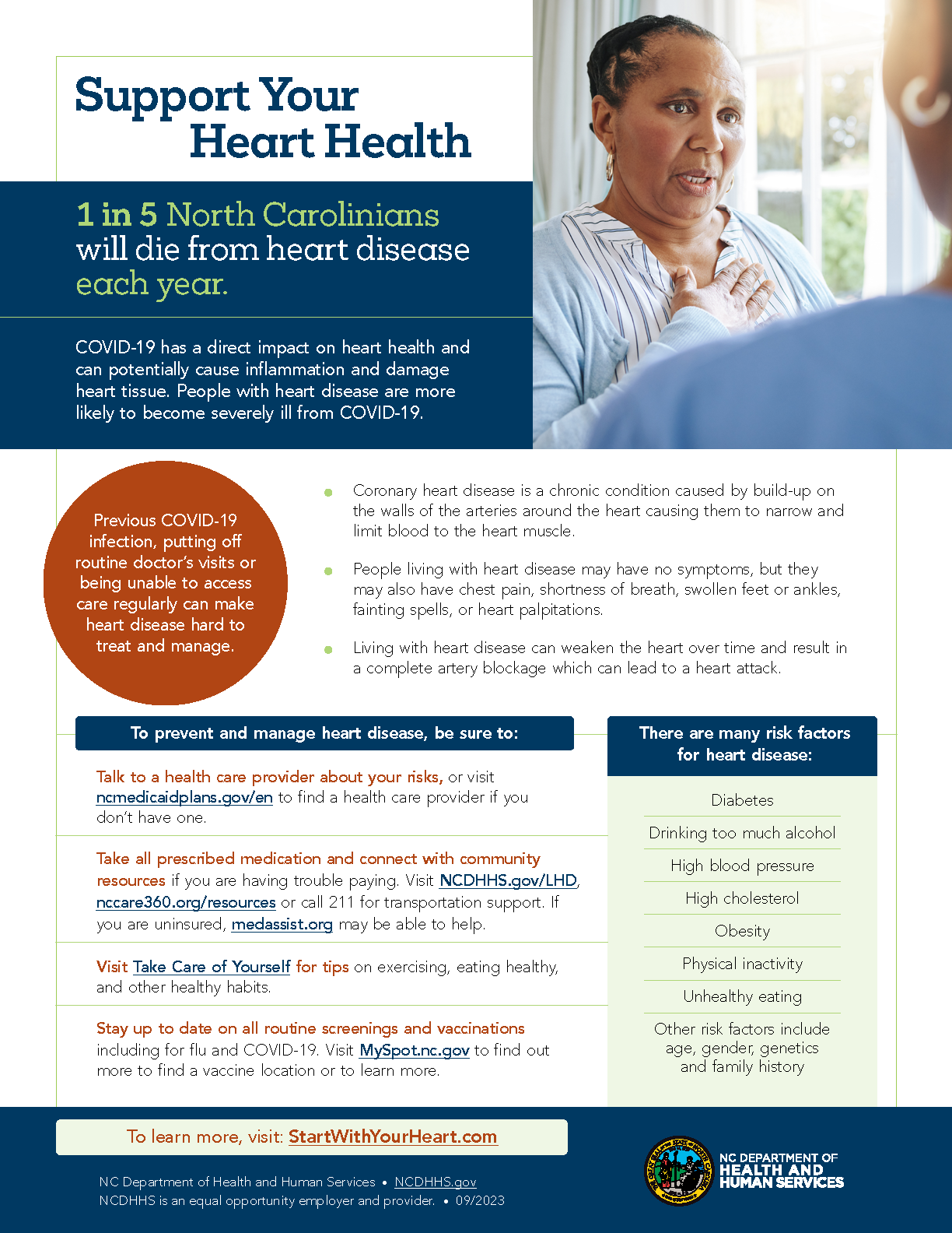 Materials about COVID-19 and Chronic Disease | NC COVID-19