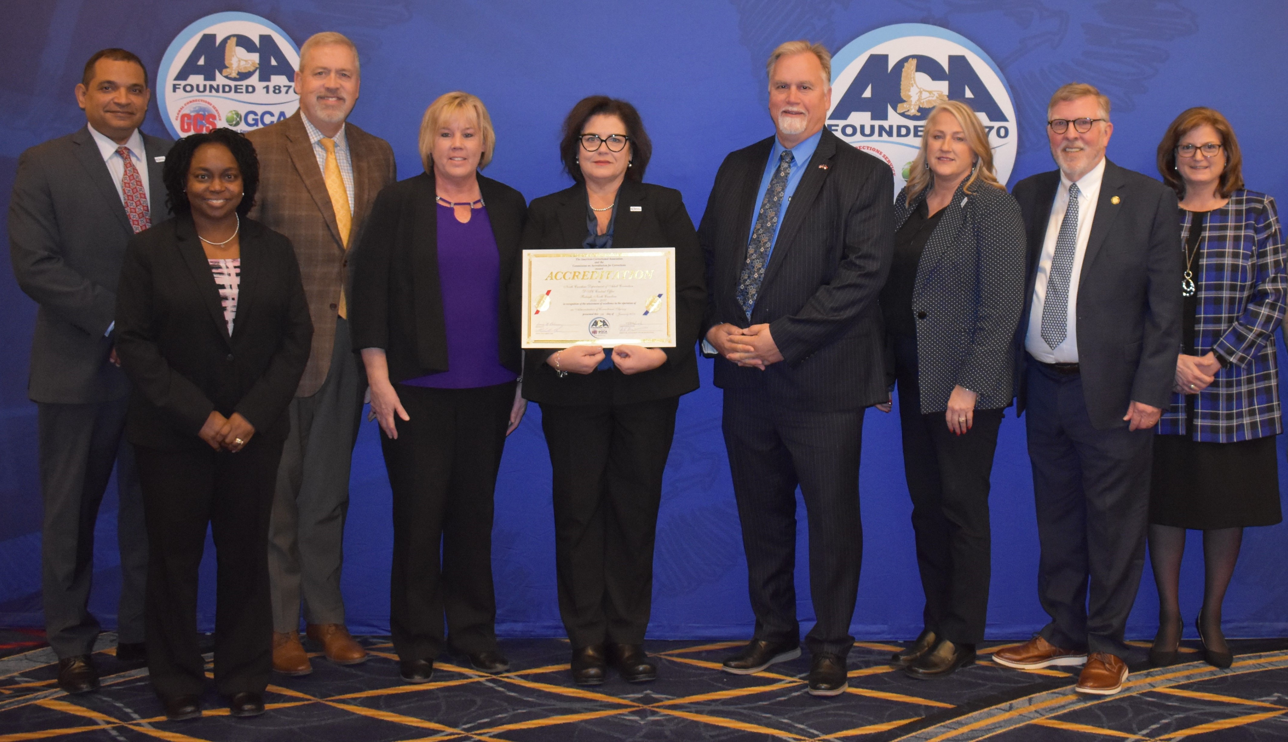 American Correctional Association Approves 10 More NCDAC Operations for ...