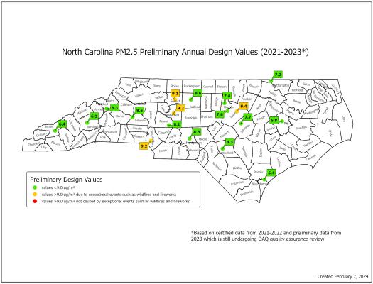 2024 PM2.5 Annual Standard | NC DEQ