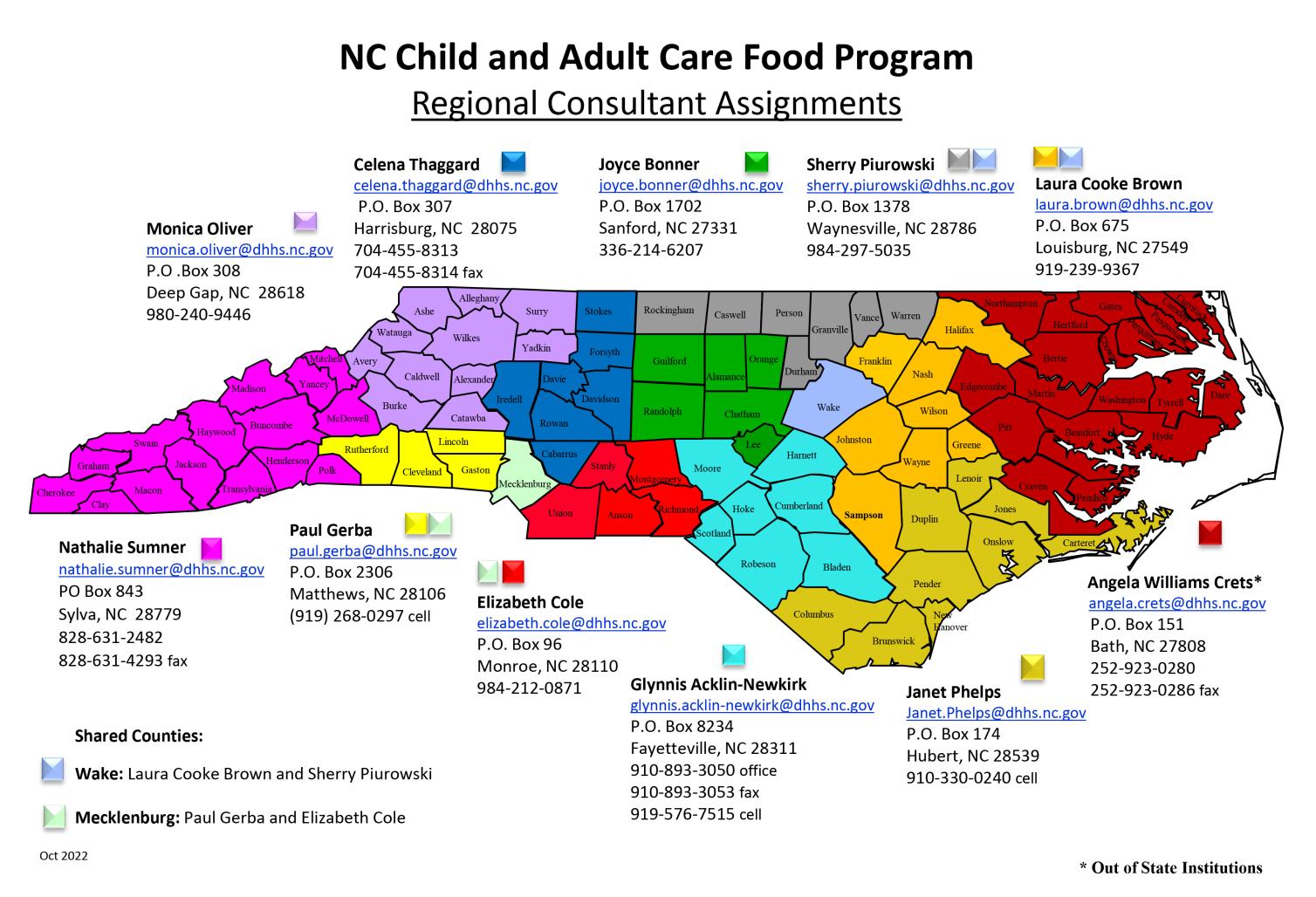 Contact NC CACFP | NCDHHS