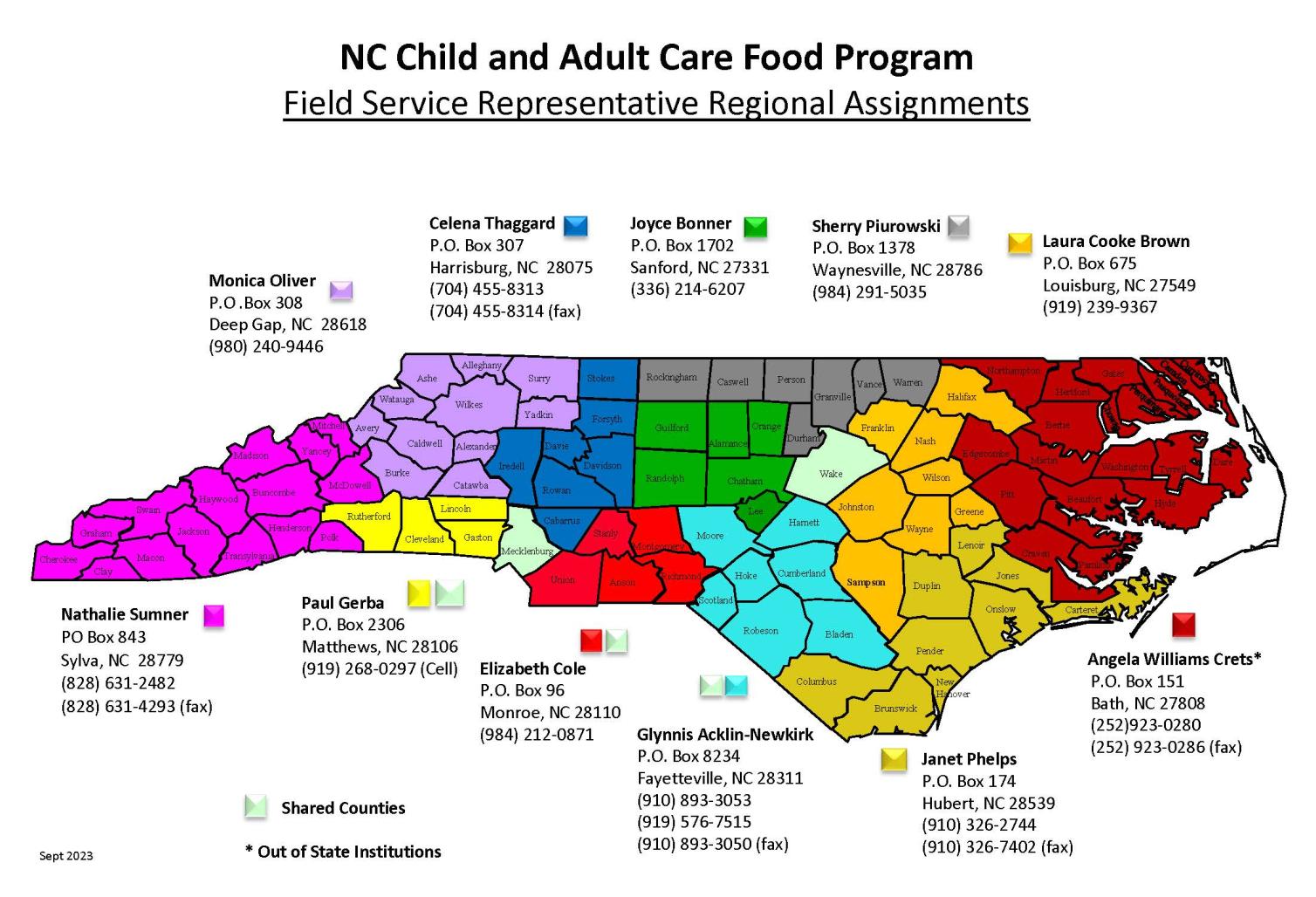 Contact NC CACFP | NCDHHS