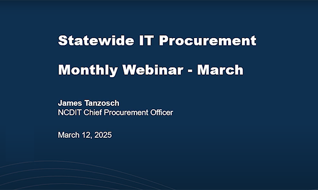 Agency Delegation Change - March Webinar | NCDIT