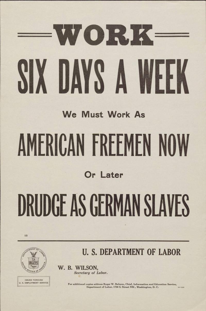 U S Labor Department WWI Posters NC DNCR U S Labor Department WWI Posters NC DNCR