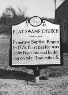 Flat Swamp Church (B-45) | NC DNCR