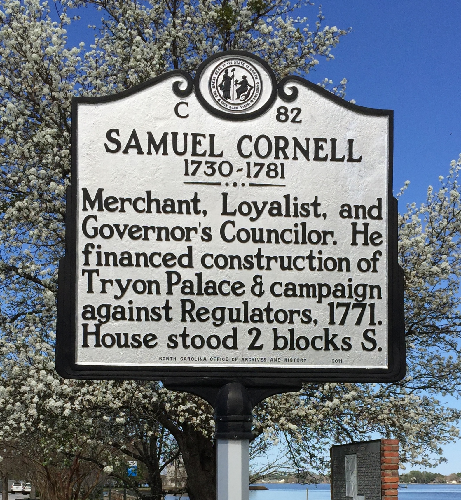 Samuel Cornell 1730-1781 (C-82) | NC DNCR