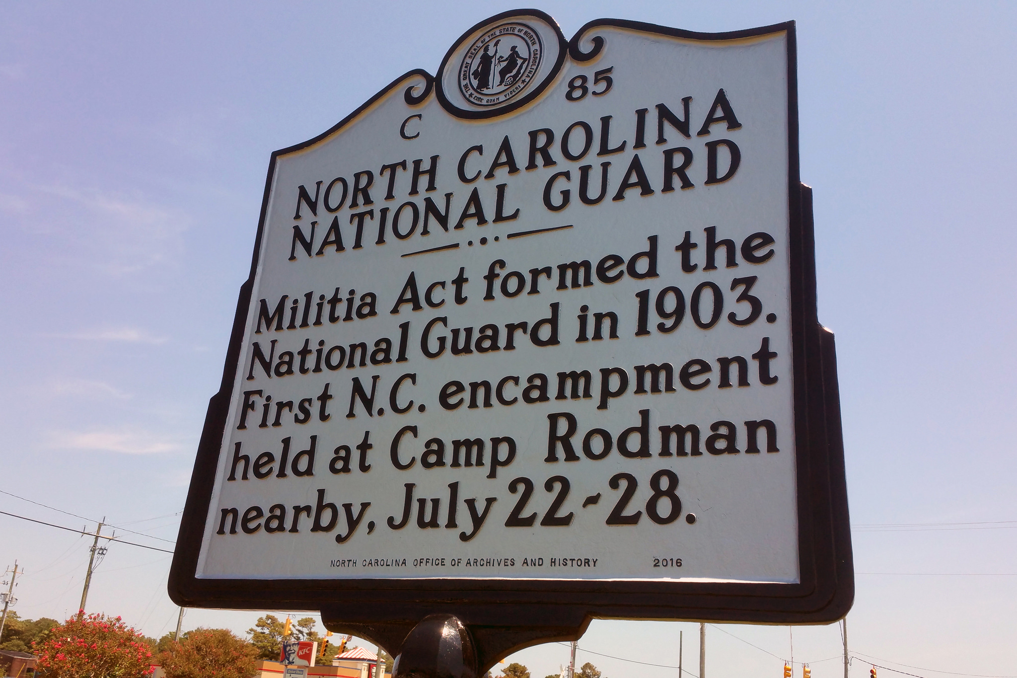 North Carolina National Guard (C-85) | NC DNCR