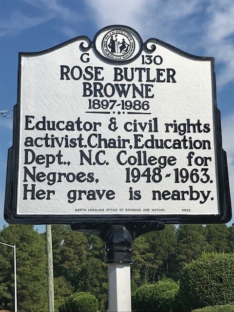 Rose Butler Browne 1897-1986 (G-130) | NC DNCR