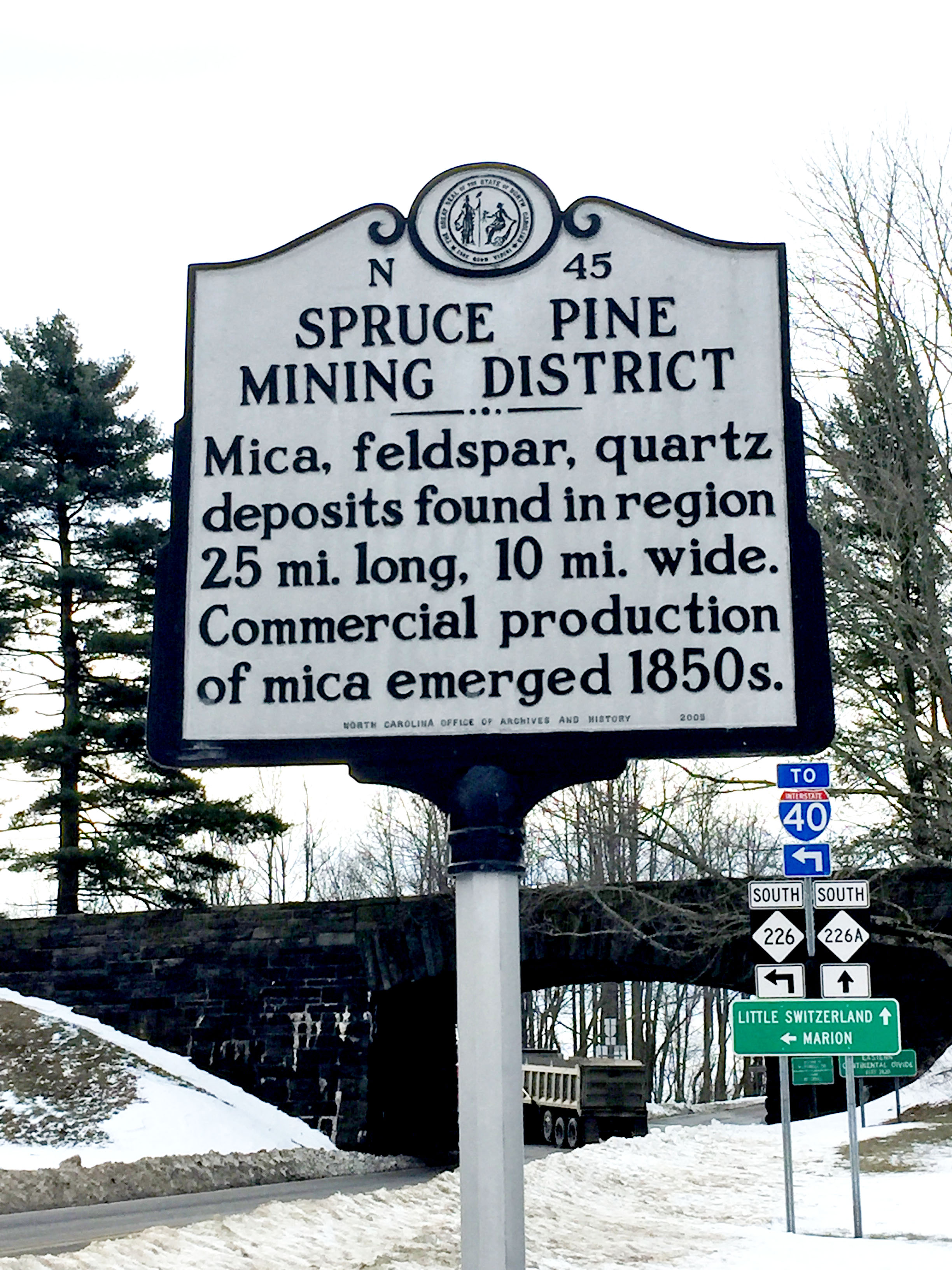 Spruce Pine Mining District (N-45) | NC DNCR