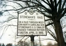 Stoneman's Raid (O-10) | NC DNCR