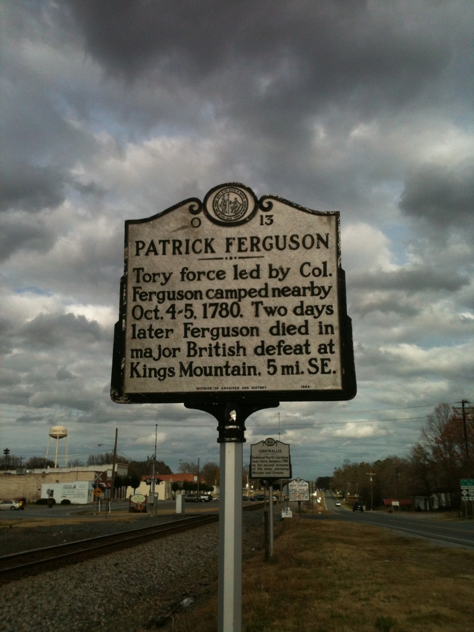 Patrick Ferguson (O-13) | NC DNCR