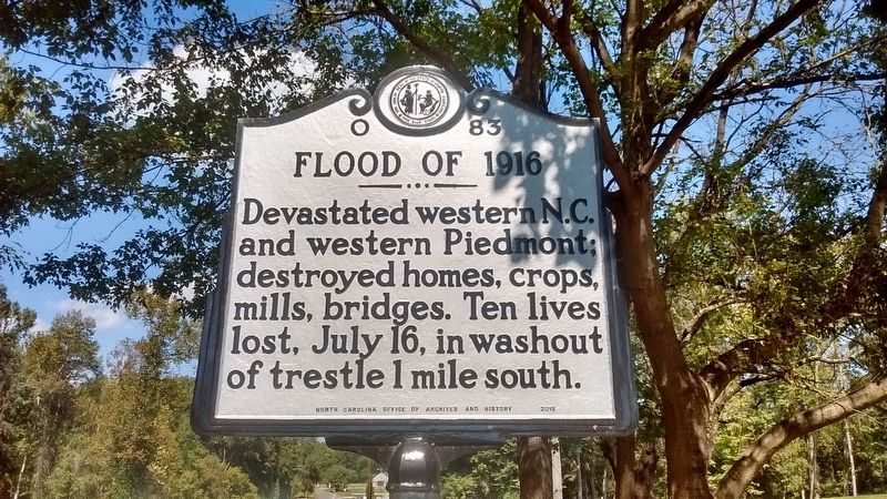 Flood of 1916 (O-83) | NC DNCR