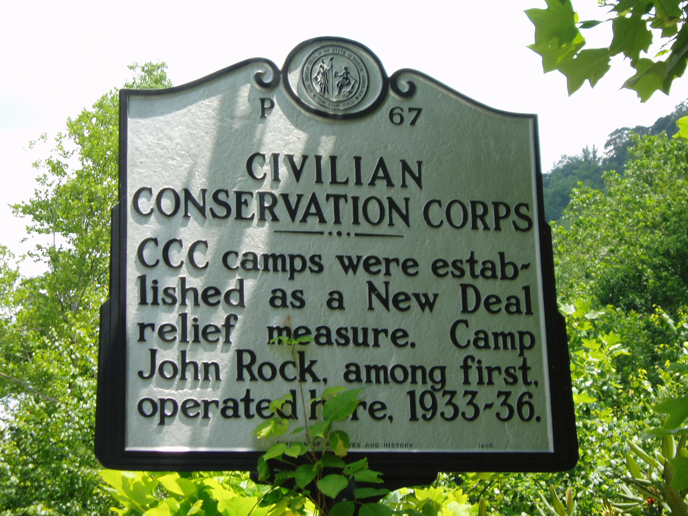 Civilian Conservation Corps (P-67) | NC DNCR