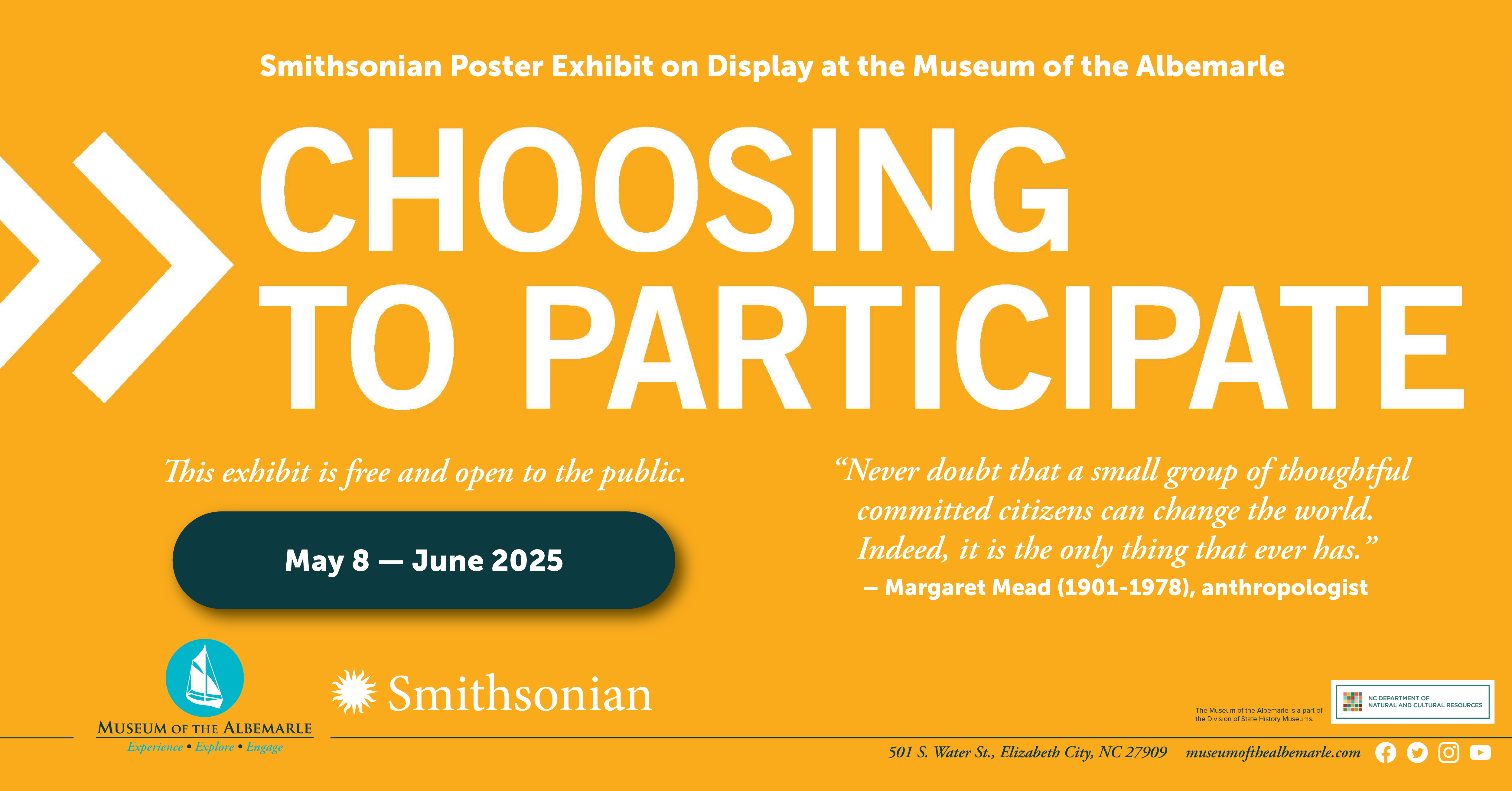 Smithsonian Poster Exhibit 'Choosing to Participate' on Display at the ...