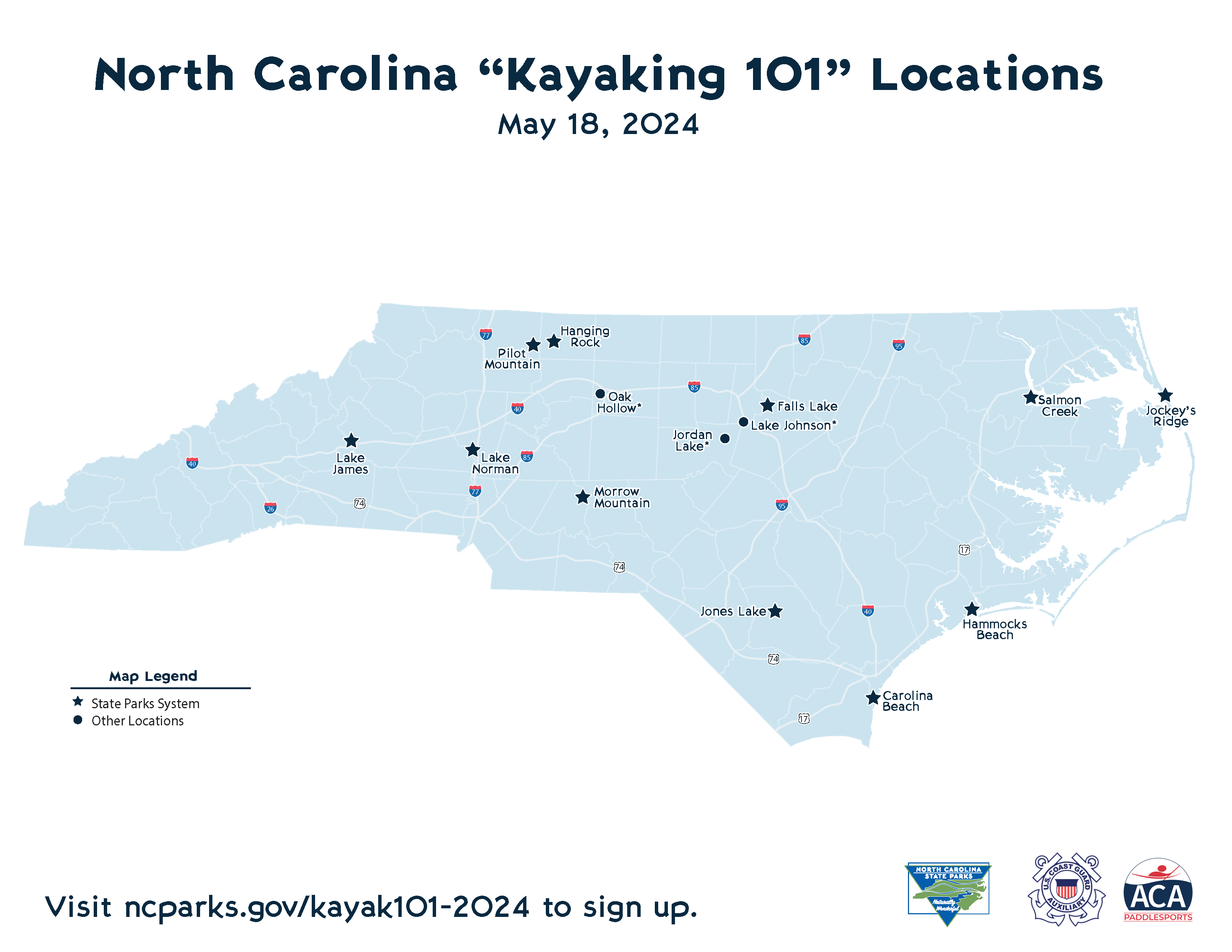 North Carolina State Parks to Offer ‘Kayaking 101’ Classes with ...