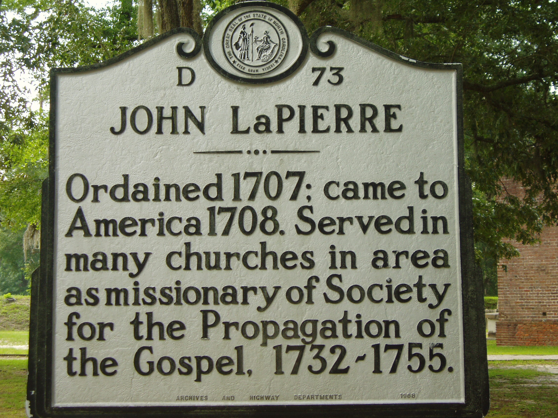 John LaPierre (D-73) | NC DNCR