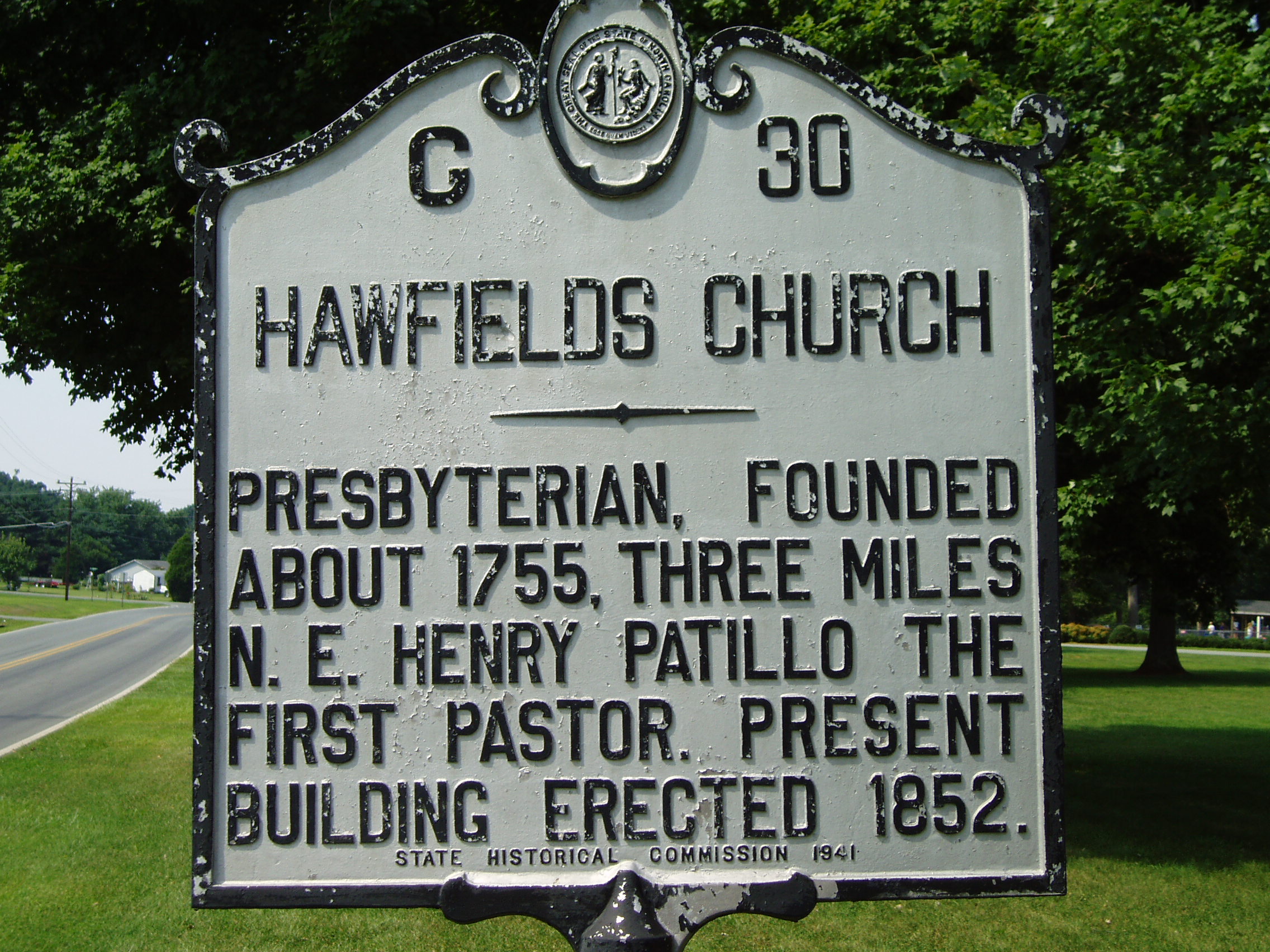 Hawfields Church (G-30) | NC DNCR