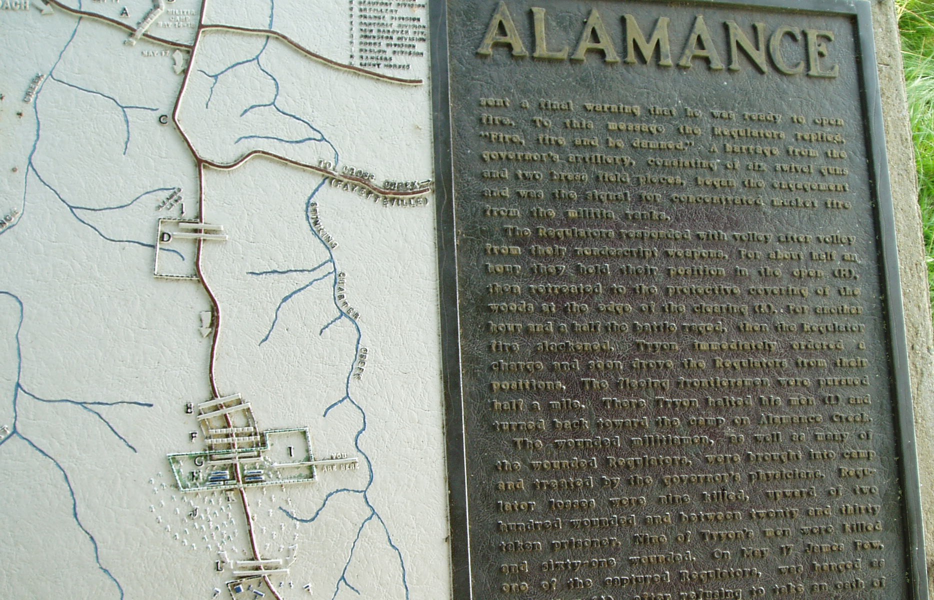 Battle of Alamance (GG-1) | NC DNCR