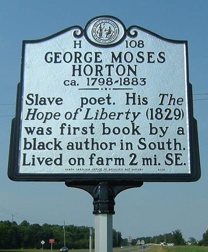 George Moses Horton (H-108) | NC DNCR