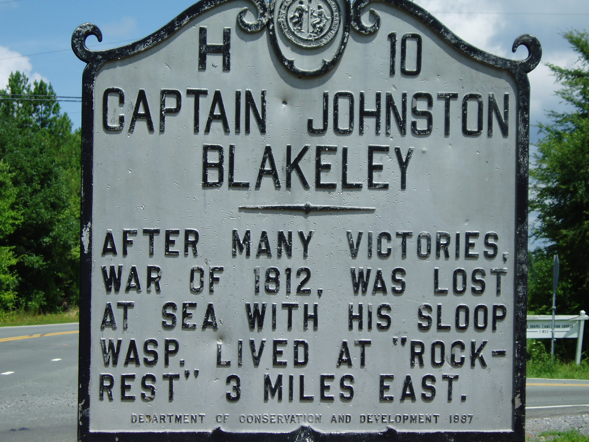 Captain Johnston Blakeley (H-10) | NC DNCR