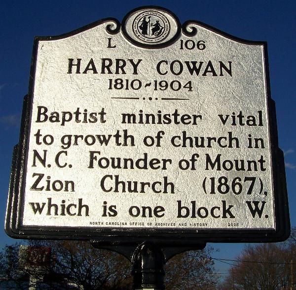 Harry Cowan 1810-1904 (L-106) | NC DNCR