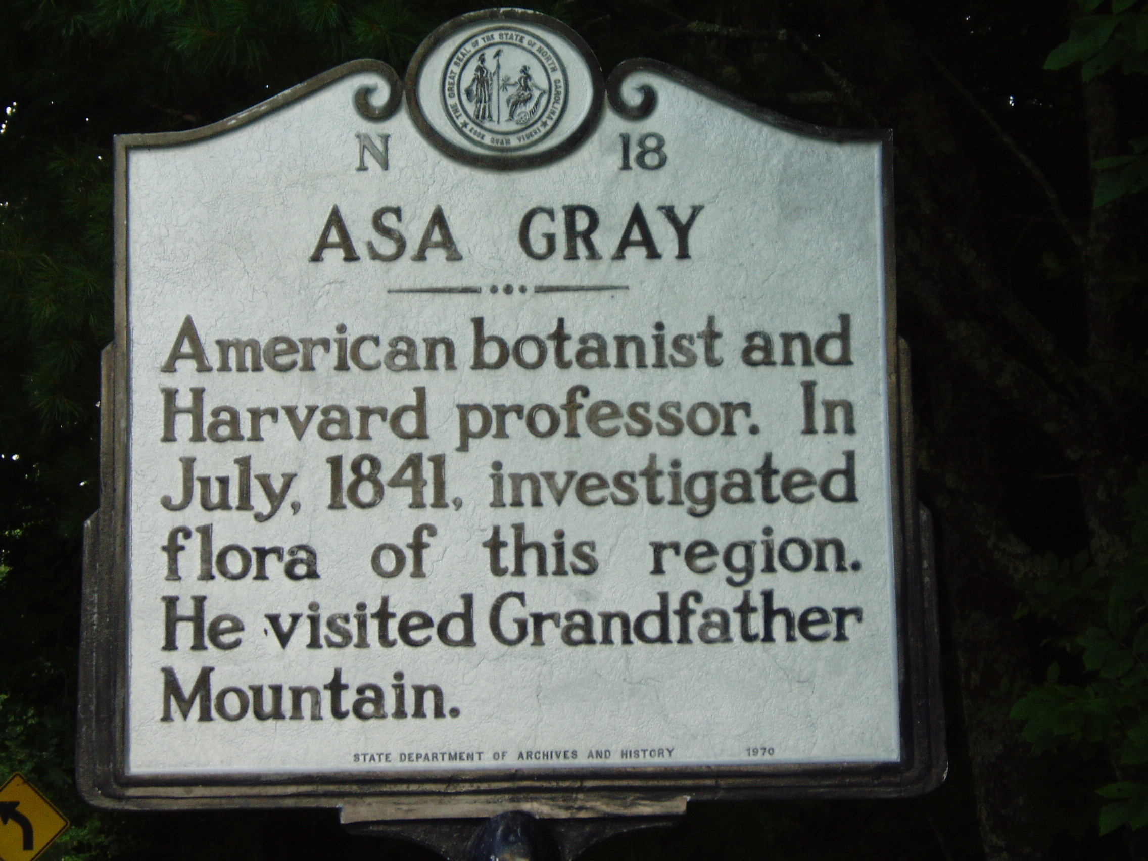 Asa Gray (N-18) | NC DNCR