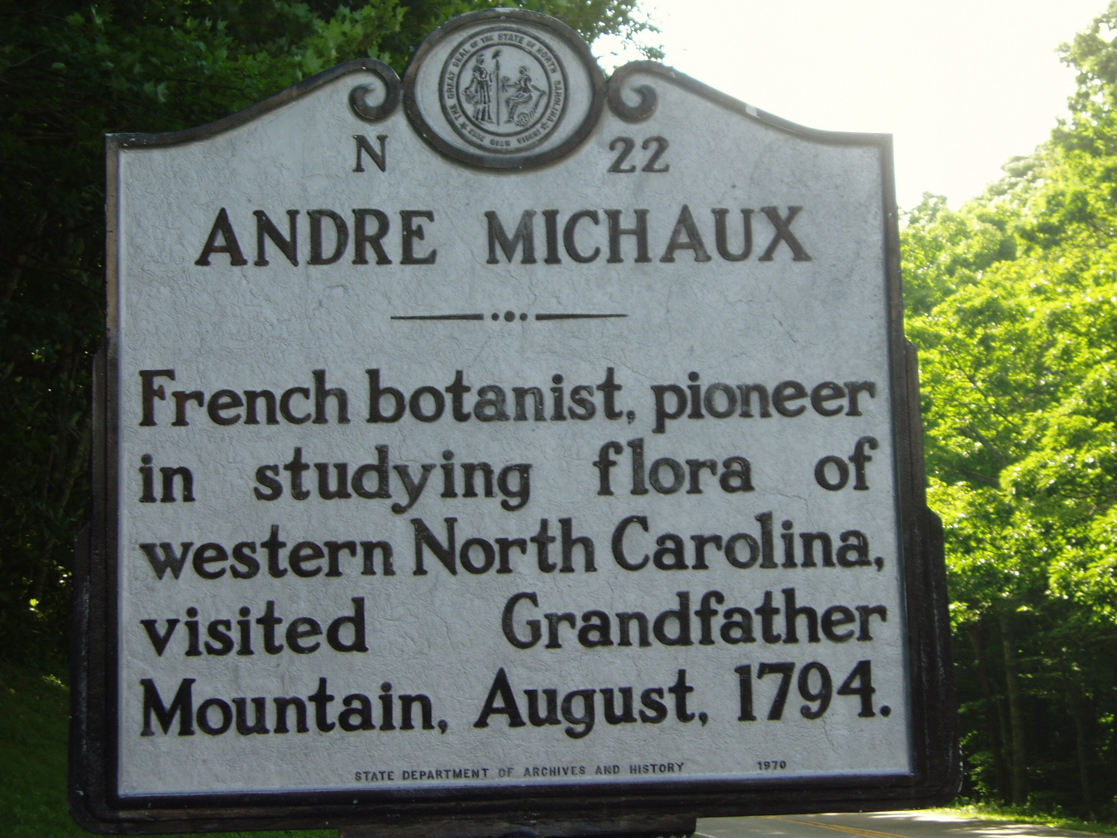 Andre Michaux (N-22) | NC DNCR