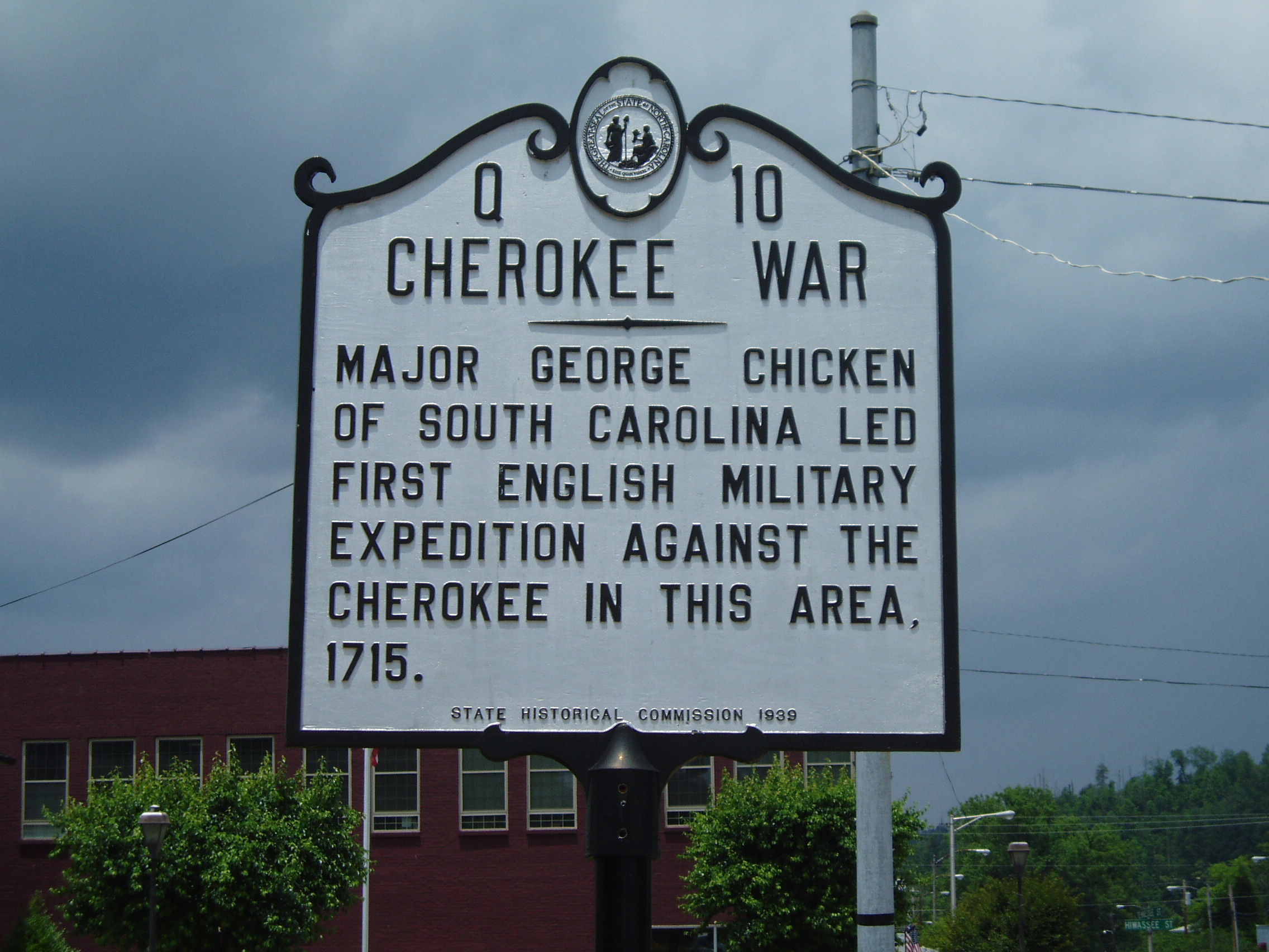 Cherokee War (Q-10) | NC DNCR