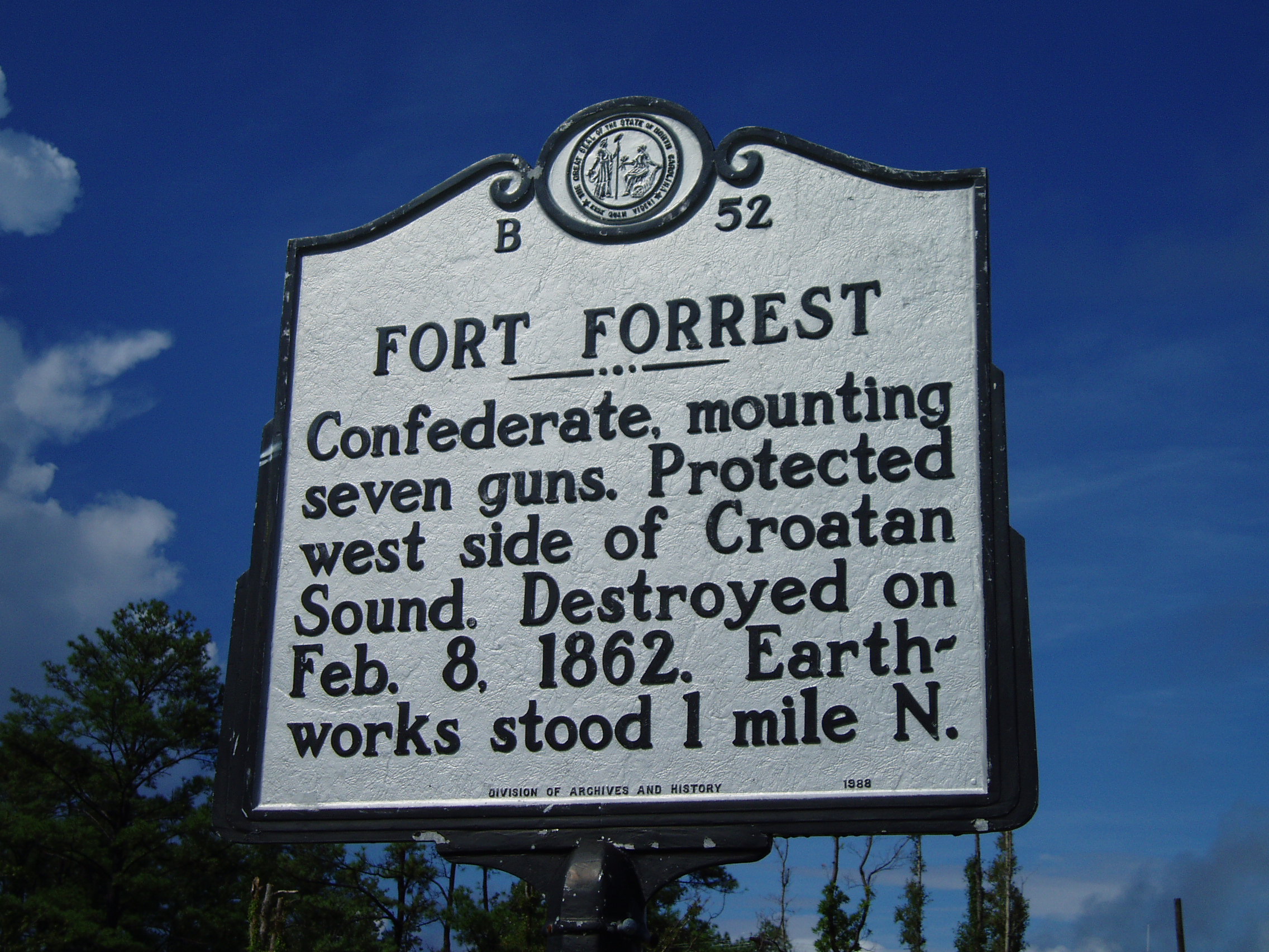 Fort Forrest (B-52) | NC DNCR