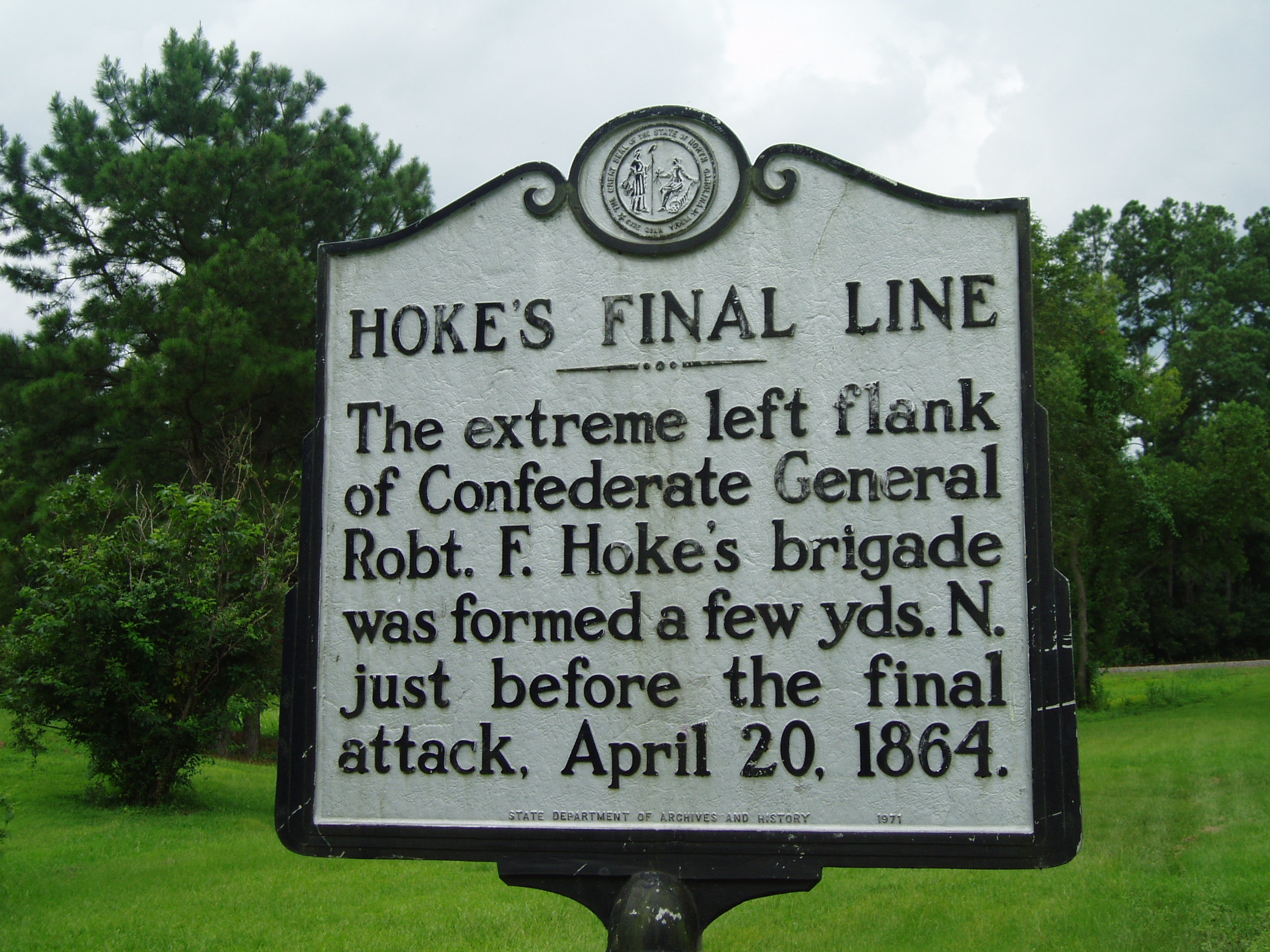 Hoke's Final Line (BBB-4) | NC DNCR
