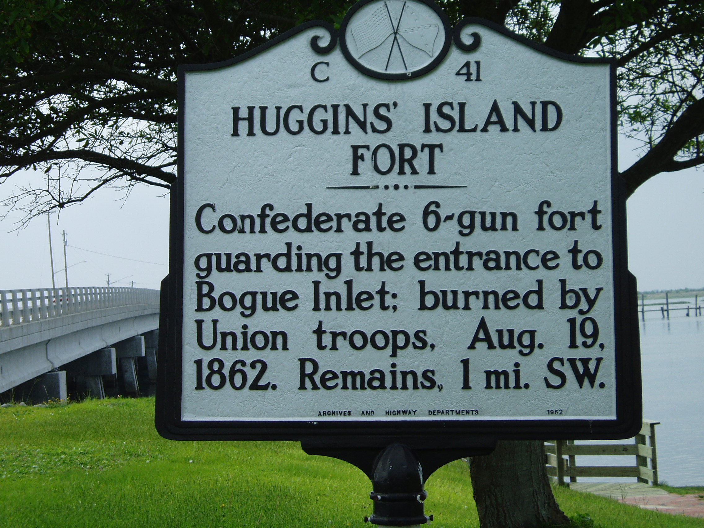 Huggins Island Fort (C-41) | NC DNCR