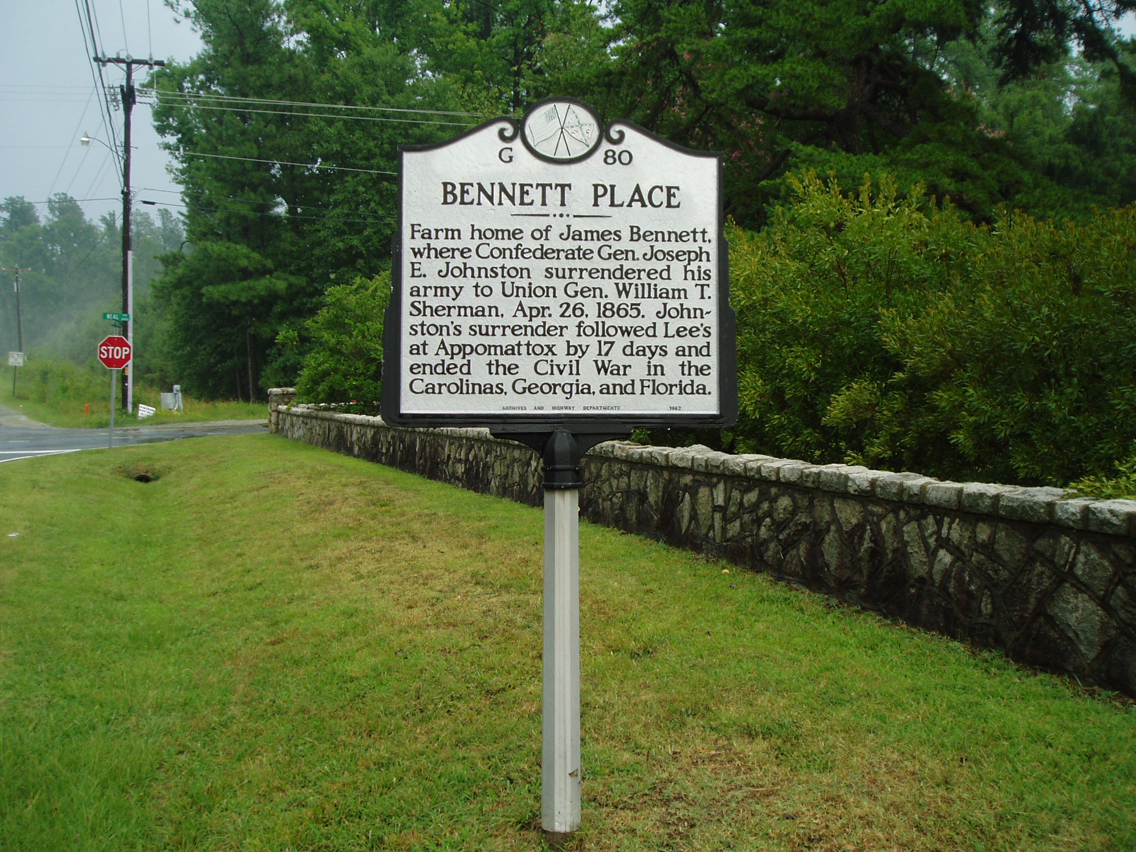 Bennett Place (G-80) | NC DNCR