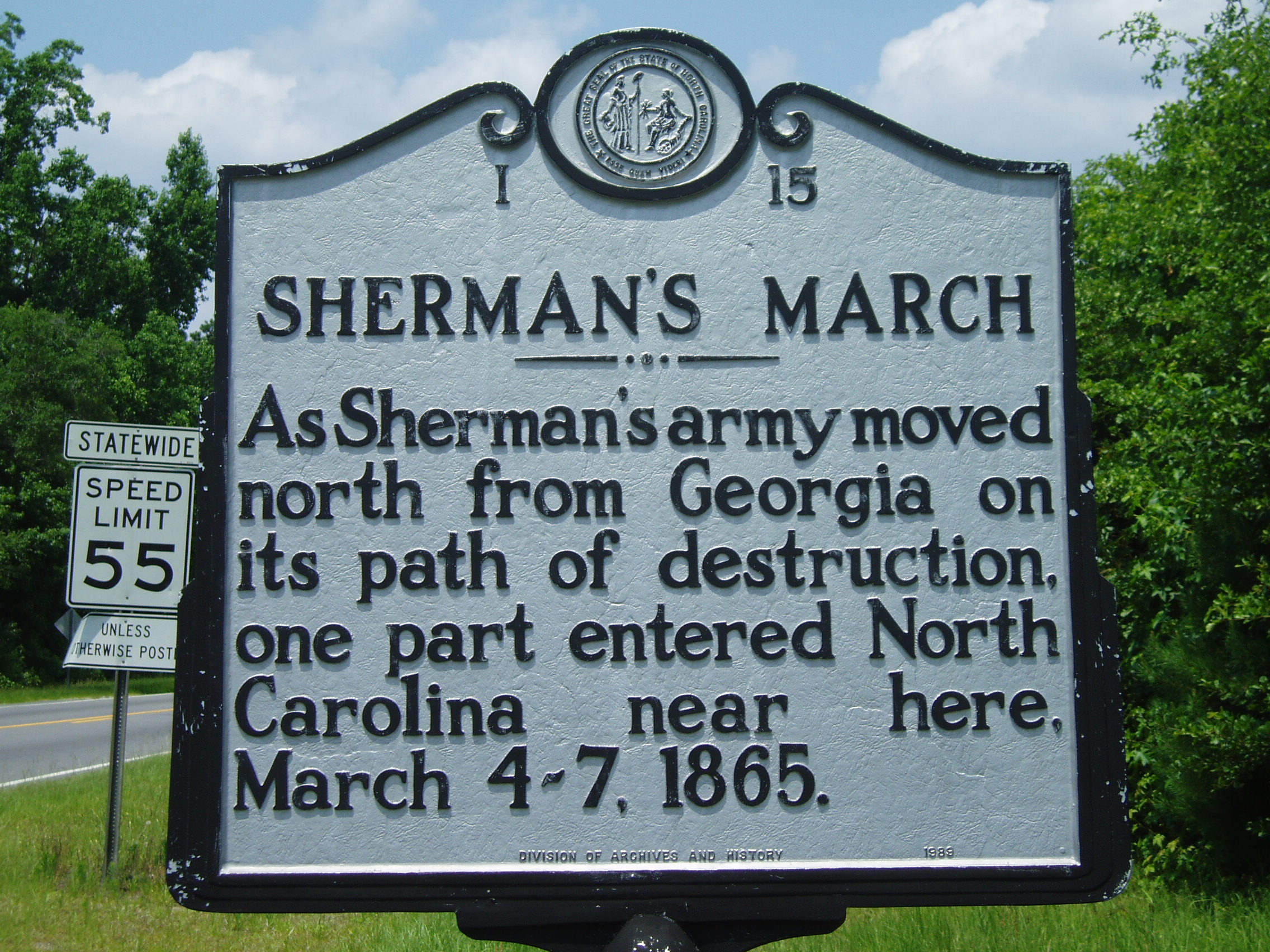 Sherman's March (I-15) | NC DNCR