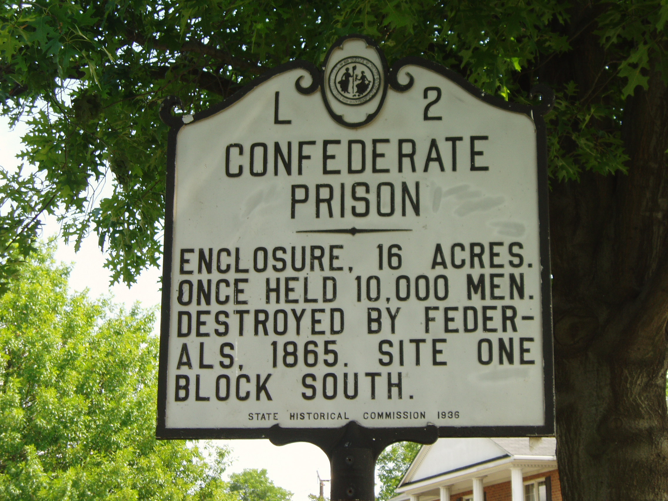 Confederate Prison (L-2) | NC DNCR