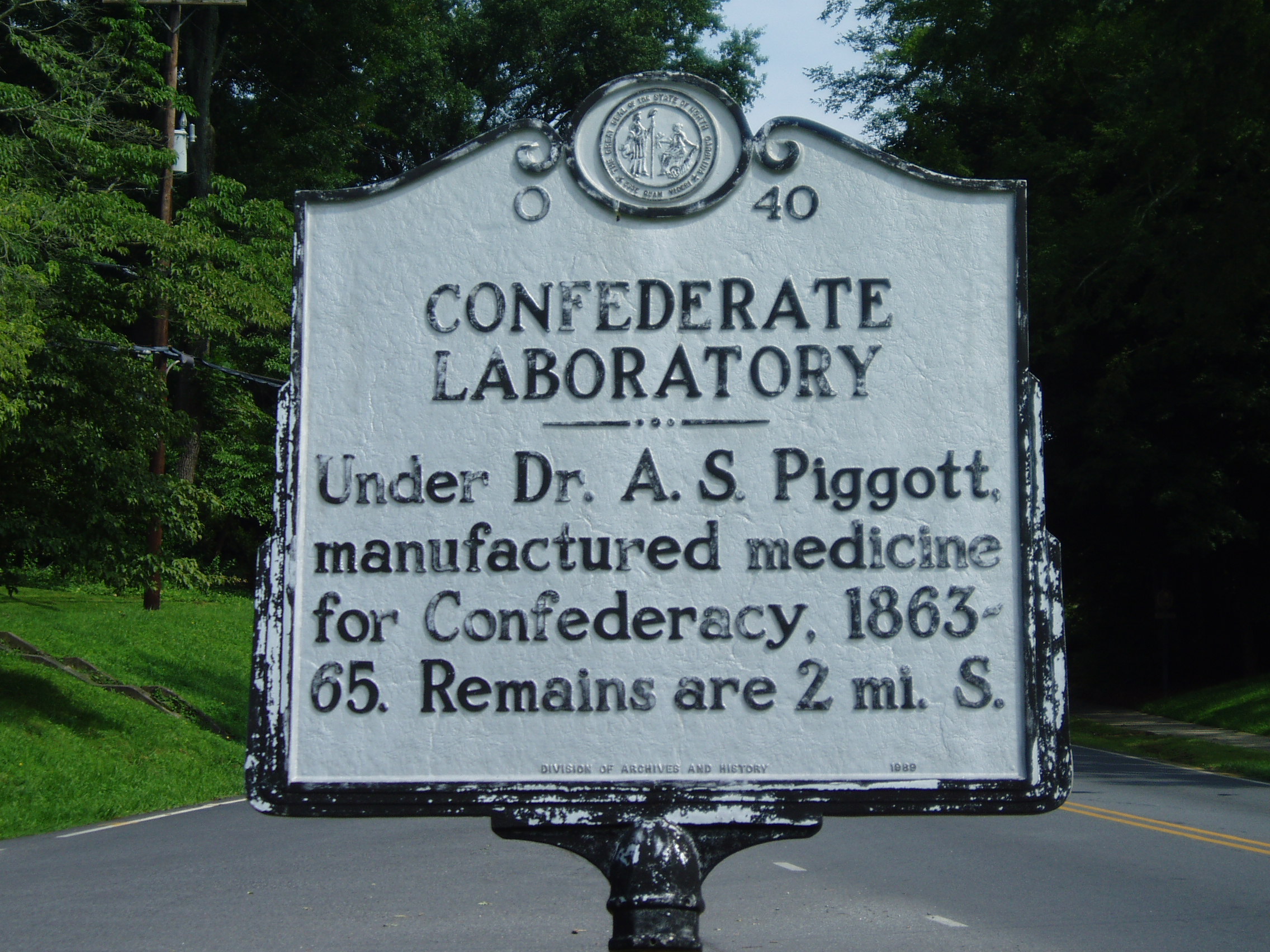 Confederate Laboratory (O-40) | NC DNCR