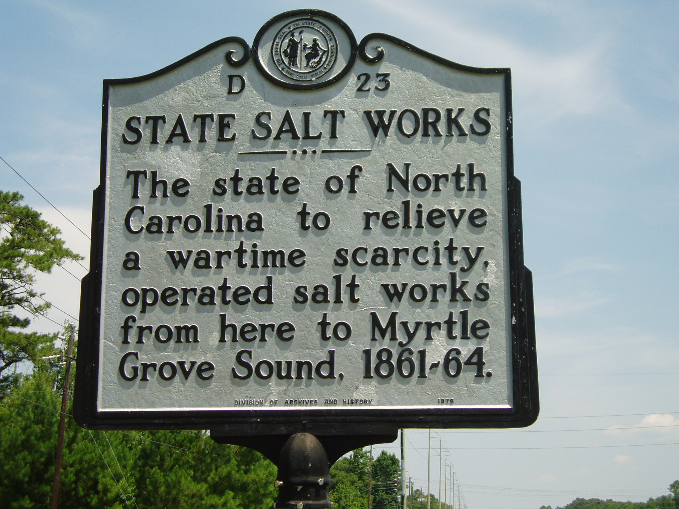 State Salt Works (D-23) | NC DNCR
