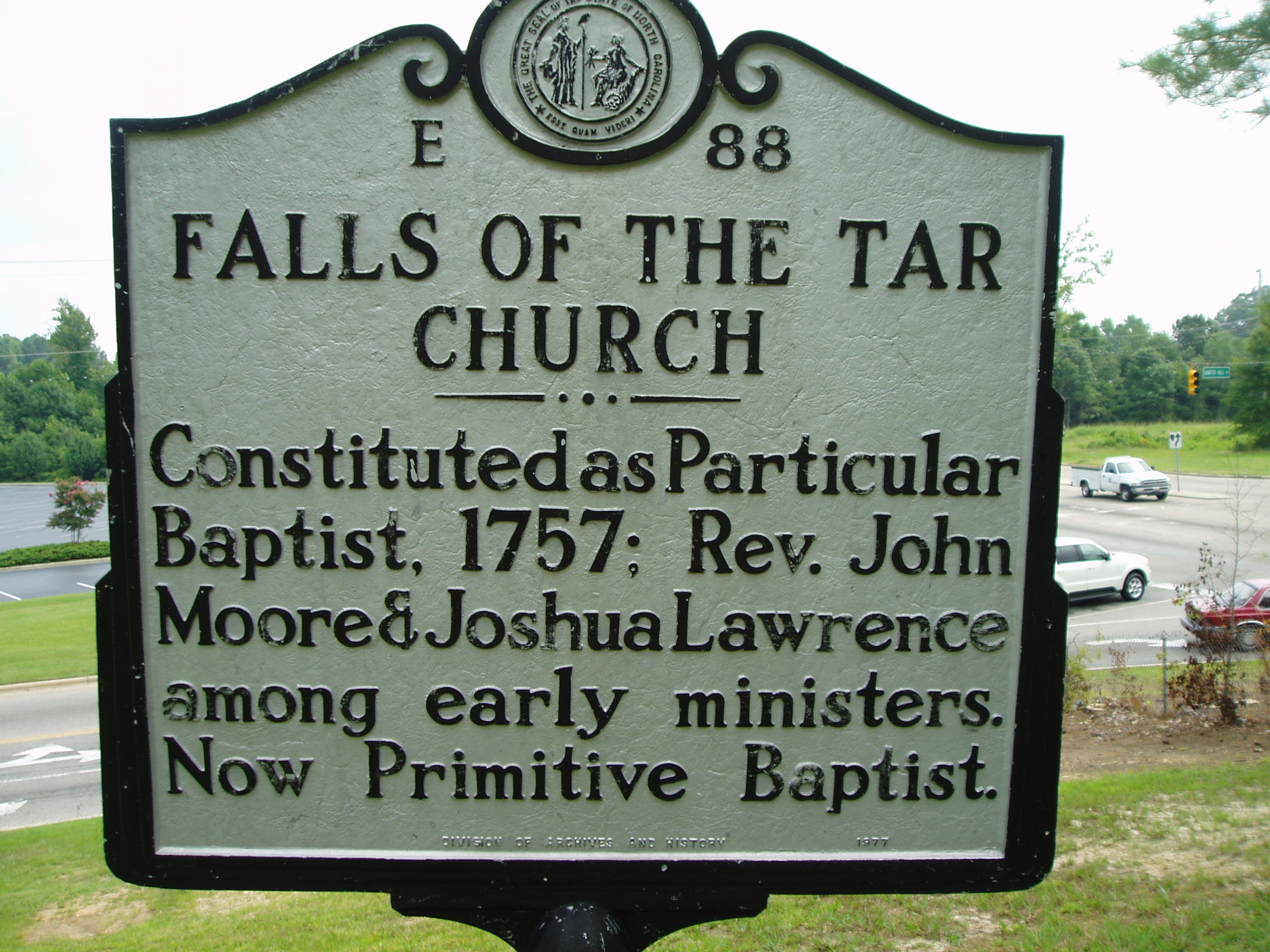 Falls of the Tar Church (E-88) | NC DNCR