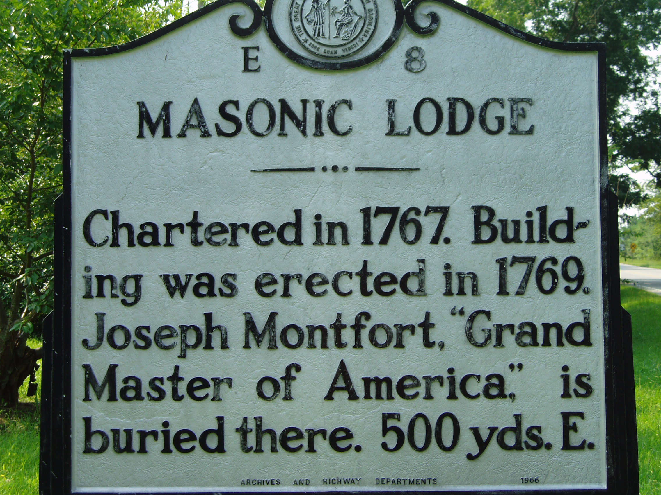 Masonic Lodge (E-8) | NC DNCR