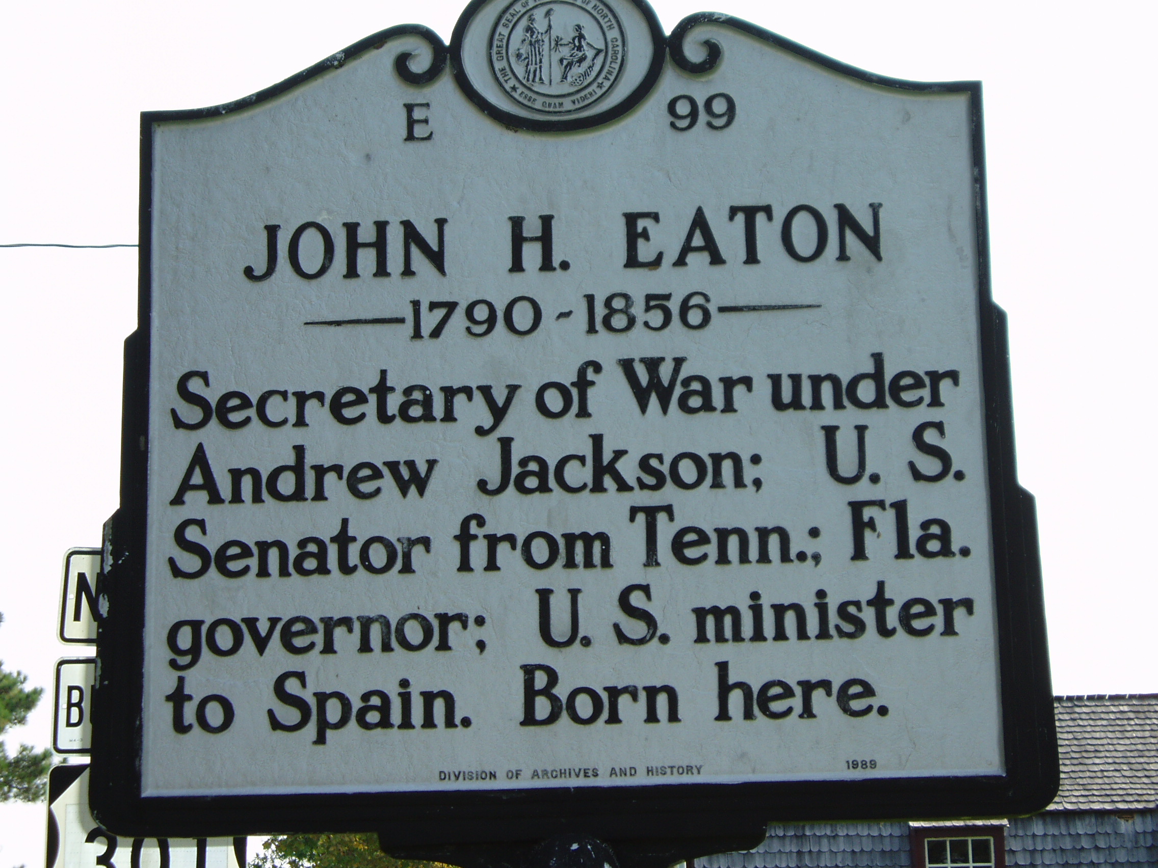 John H. Eaton (E-99) | NC DNCR