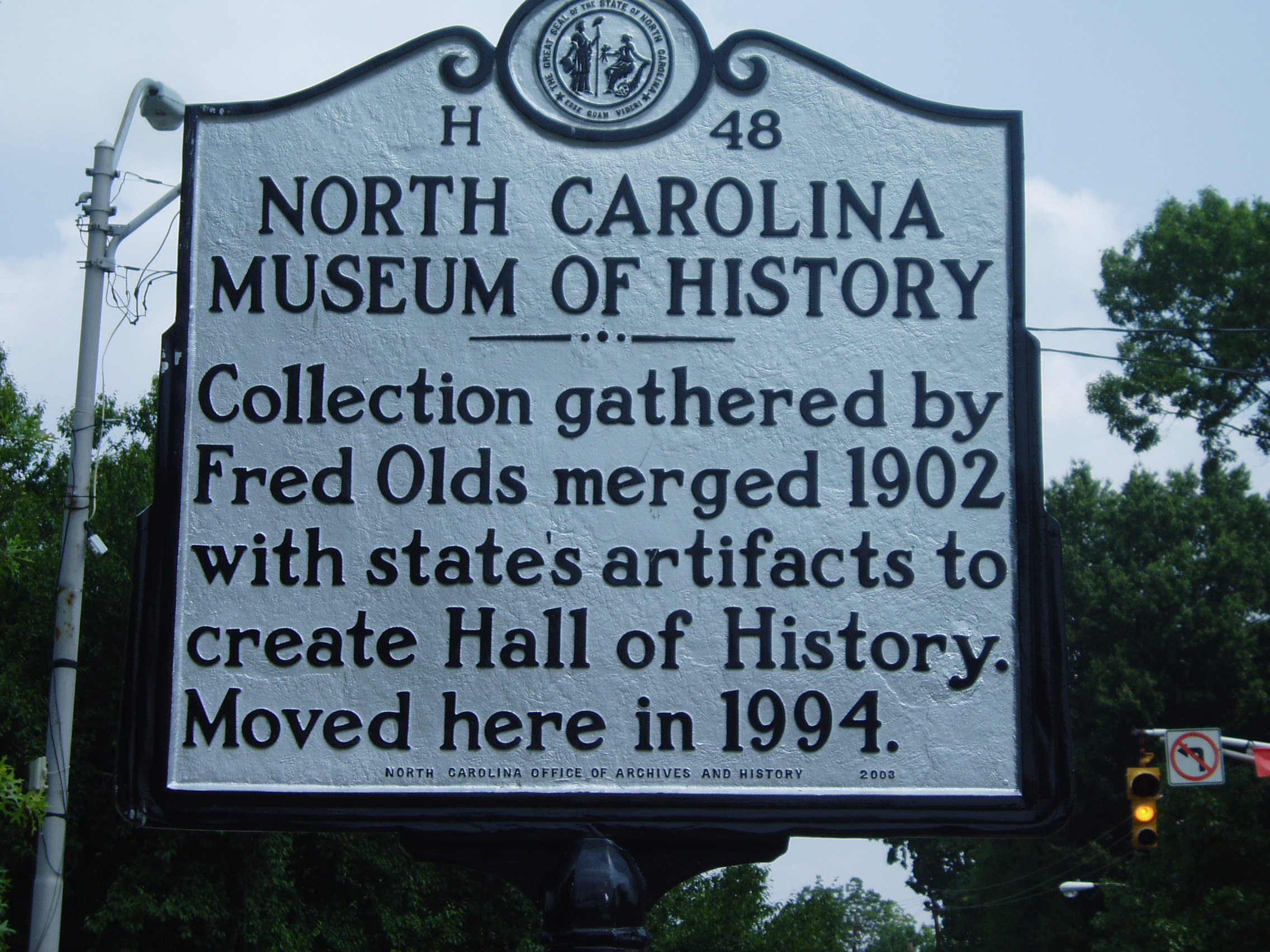 North Carolina Museum of History (H-48) | NC DNCR