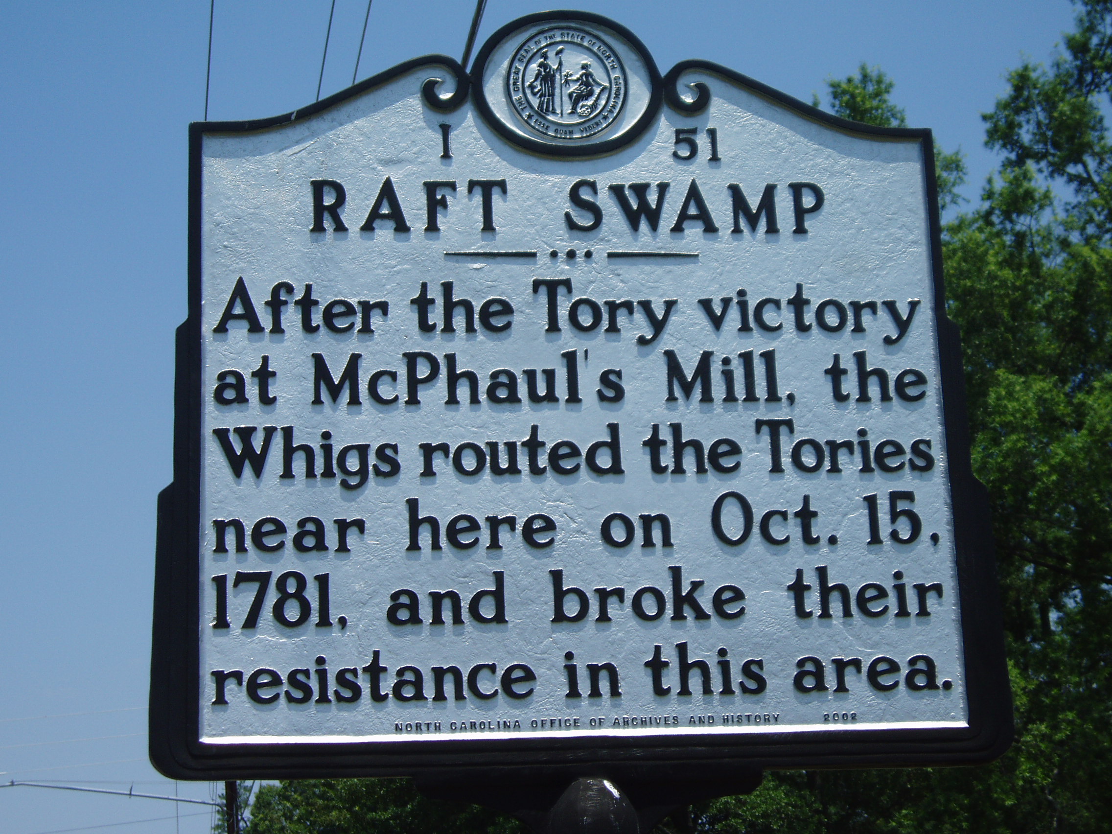 Raft Swamp (I-51) | NC DNCR