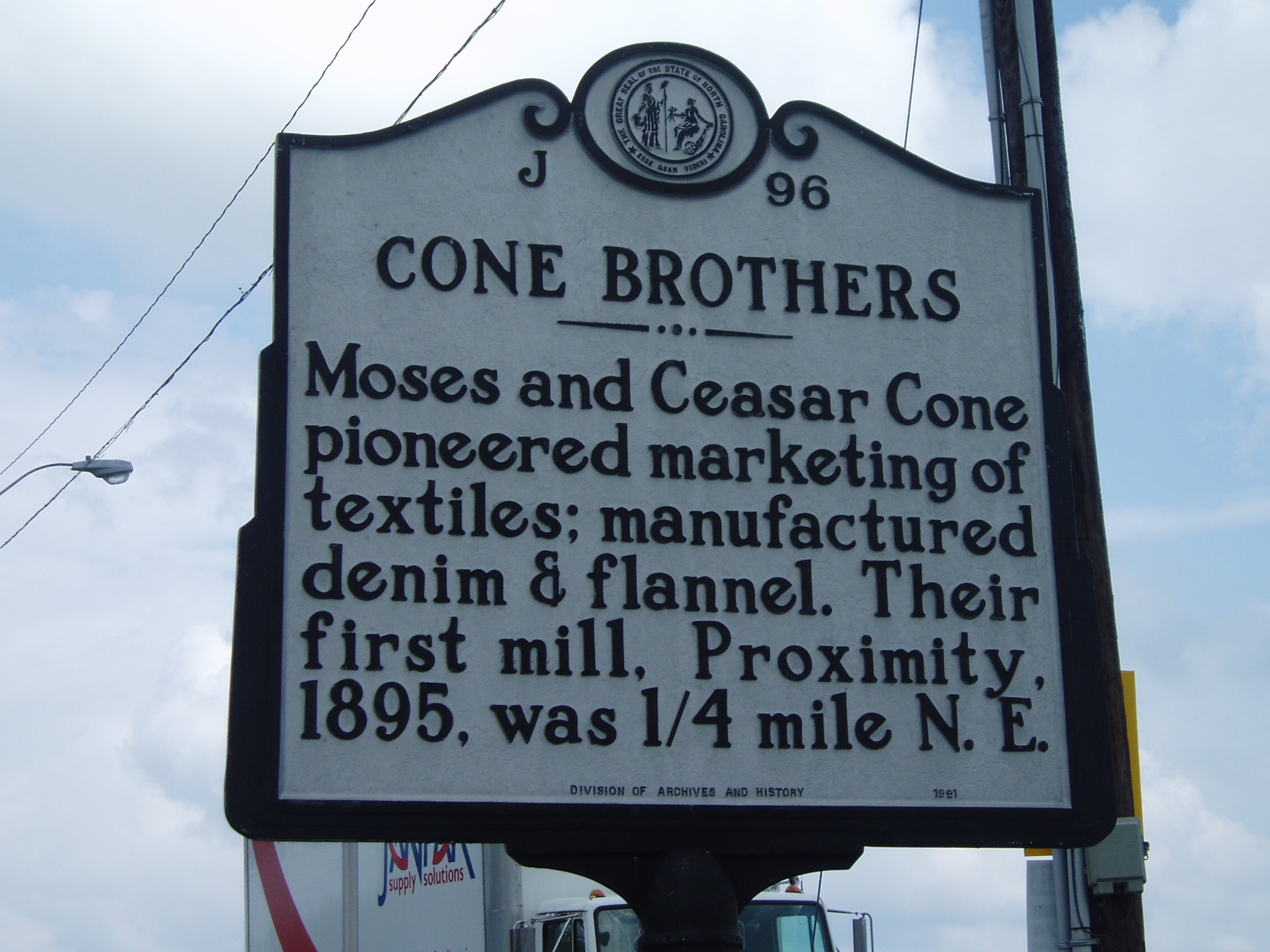 Cone Brothers (J-96) | NC DNCR