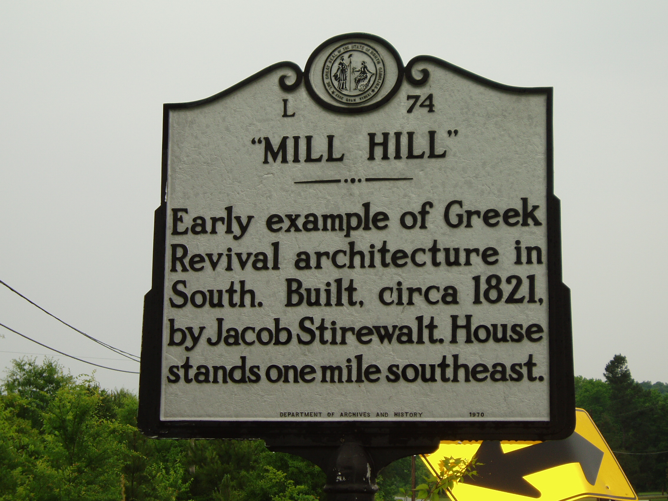 Mill Hill (L-74) | NC DNCR