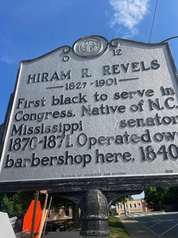 Hiram R. Revels 1827-1901 (O-12) | NC DNCR
